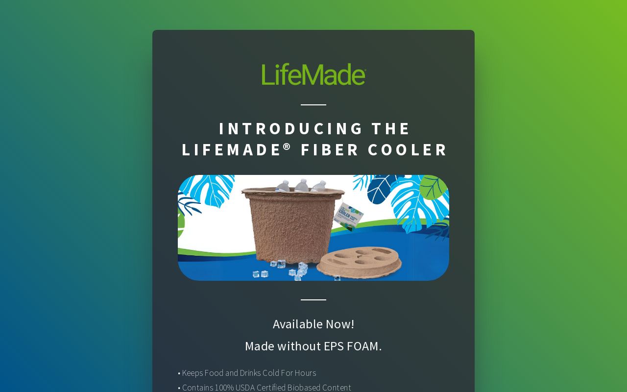 LifeMade Fiber Cooler - Store Brands 2pg spread 2024
